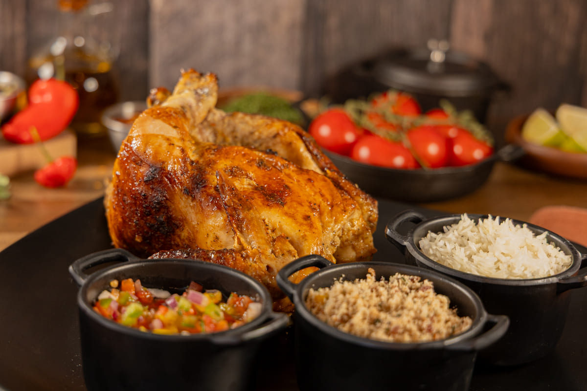 Roast Chicken Menu | Slow-Roasted Flavor | Kingdom BBQ & Grill